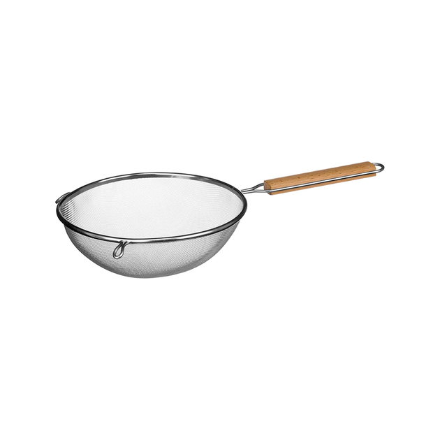 Sieve Wooden Handle Medium Mesh | Chefs' Warehouse