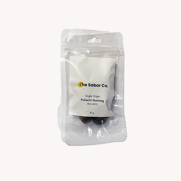 SABOR CO. Pollachi NUTMEG WHOLE 30g | Chefs' Warehouse